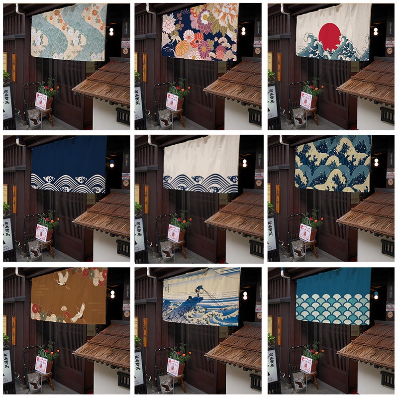 Japanese Horizontal Curtain Short Door Curtain Living Room Bedroom ...