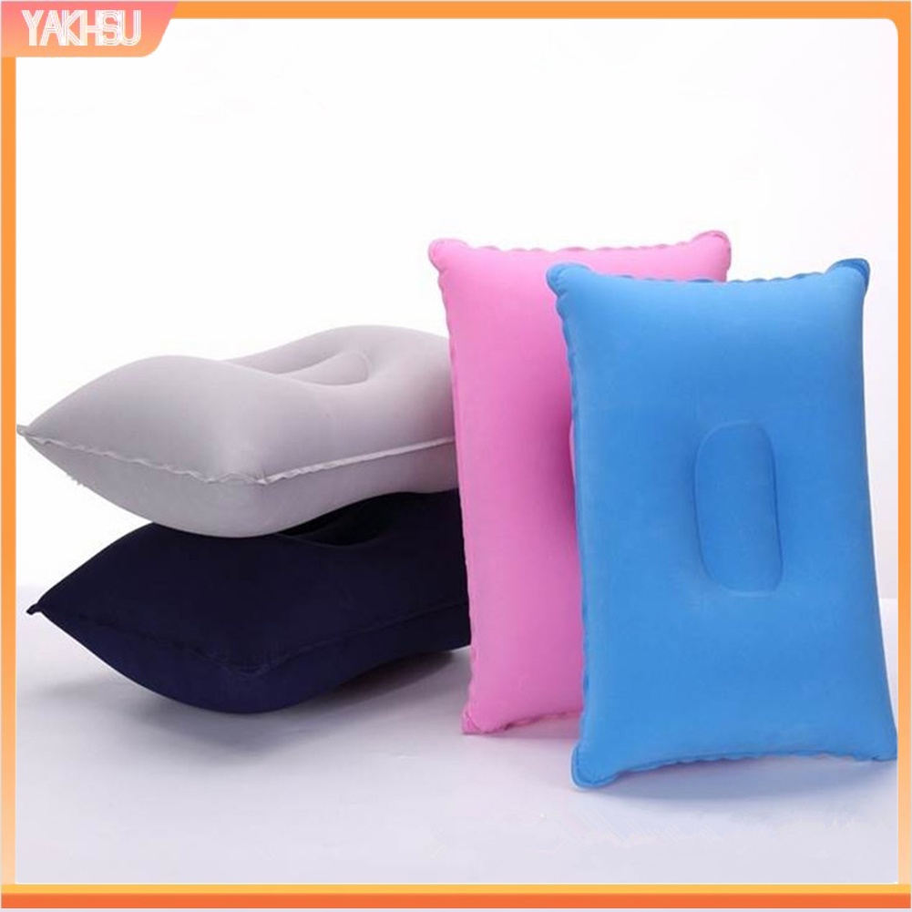 (yakhsu) Travel Plane Hotel Portable Folding Air Inflatable Pillow ...