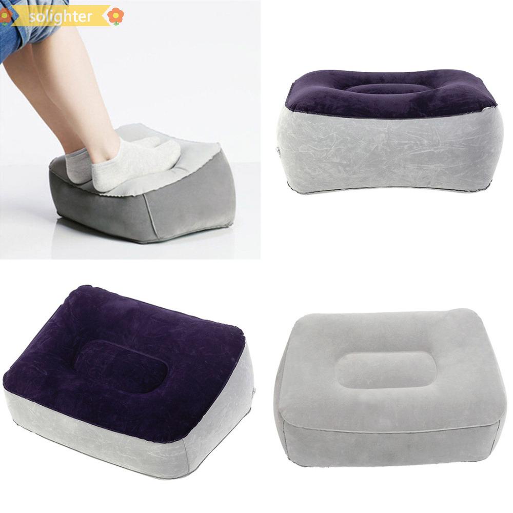 SOLIGHTER Soft Footrest Office Home Feet Almohada Leg Up Relaxing PVC ...