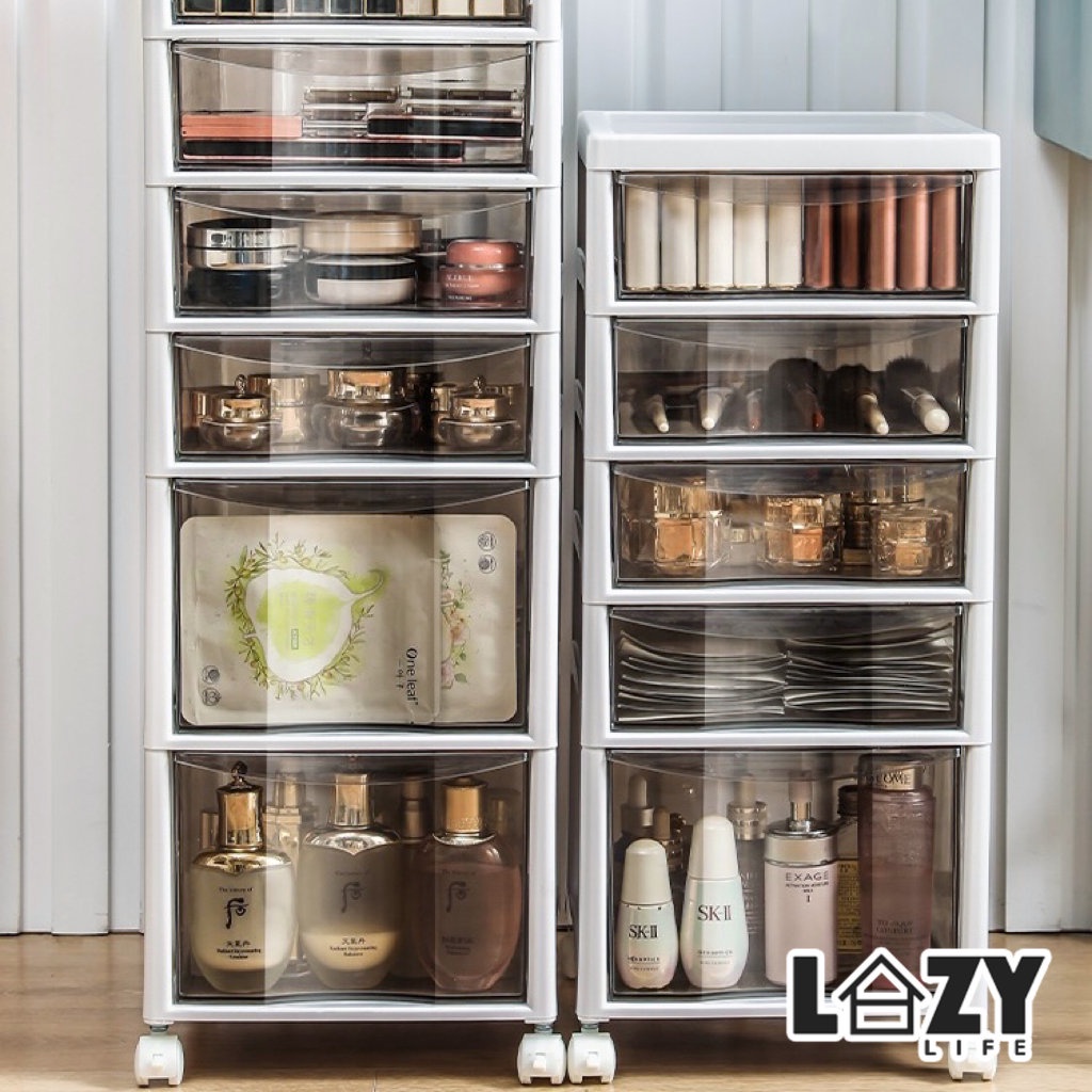 [SG LOCAL] Movable Storage Cabinet with Wheels Installation-Free Drawer ...