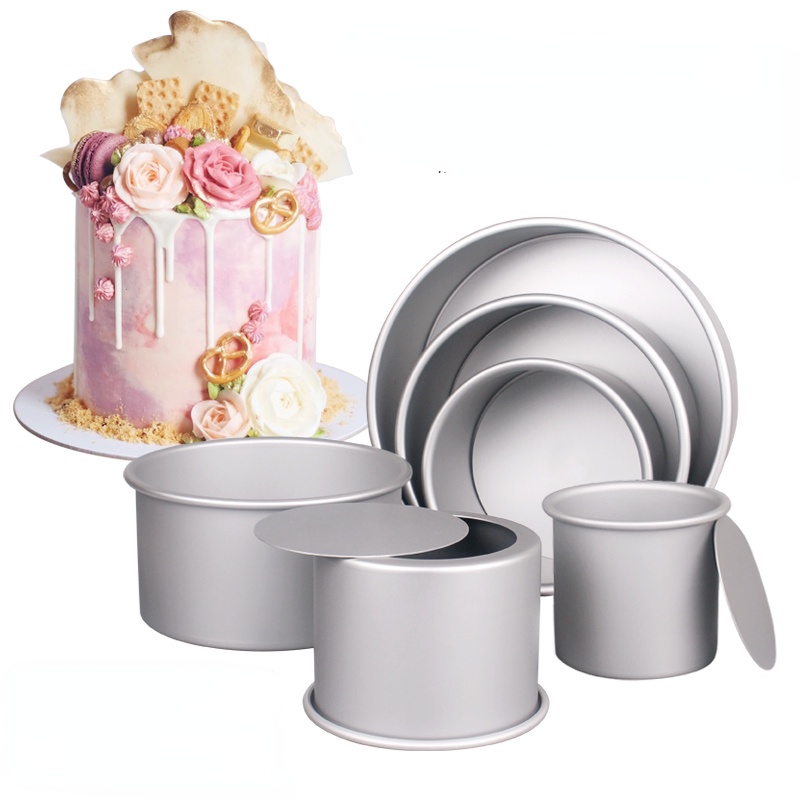 Heightened Movable Bottom Chiffon Cake Mold 4/20/26.6cm Mousse Sponge ...