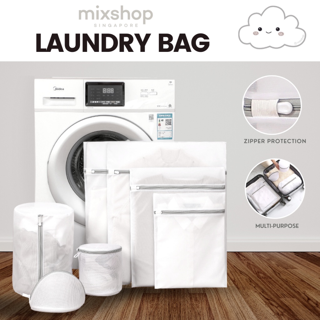 mixshop Laundry Bag Net (Fine/Coarse Mesh) for Washing Machine [SG ...
