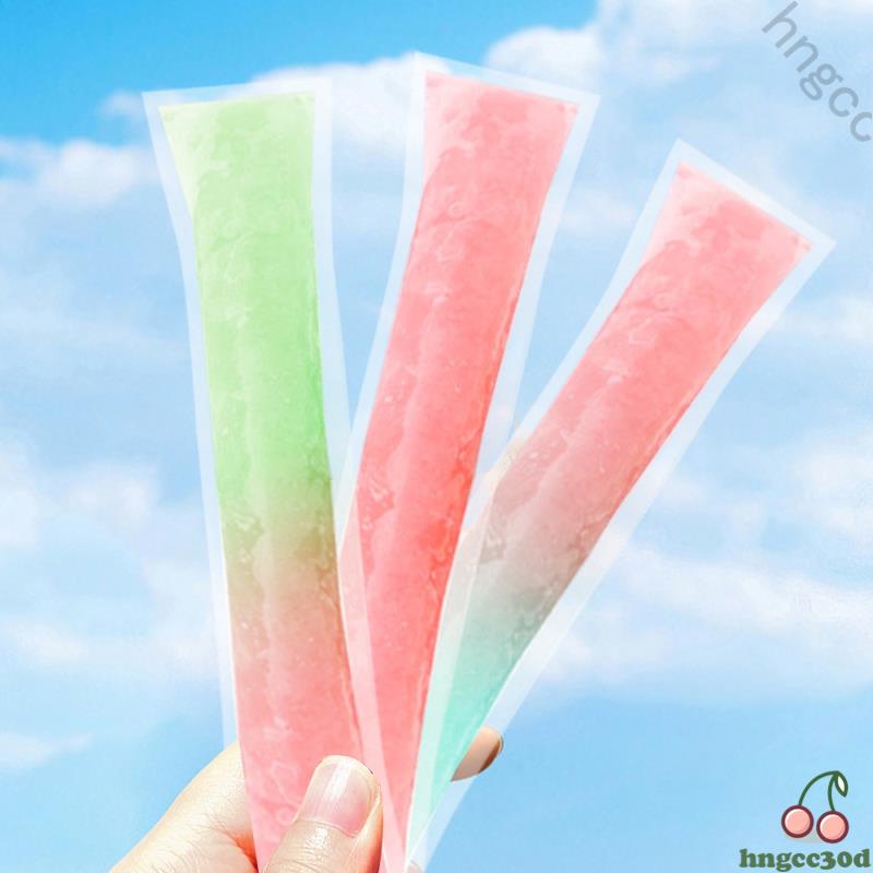 20pcs DIY Ice Cream Popsicle Disposable Plastic Bag Ice Pop Molds Bags ...