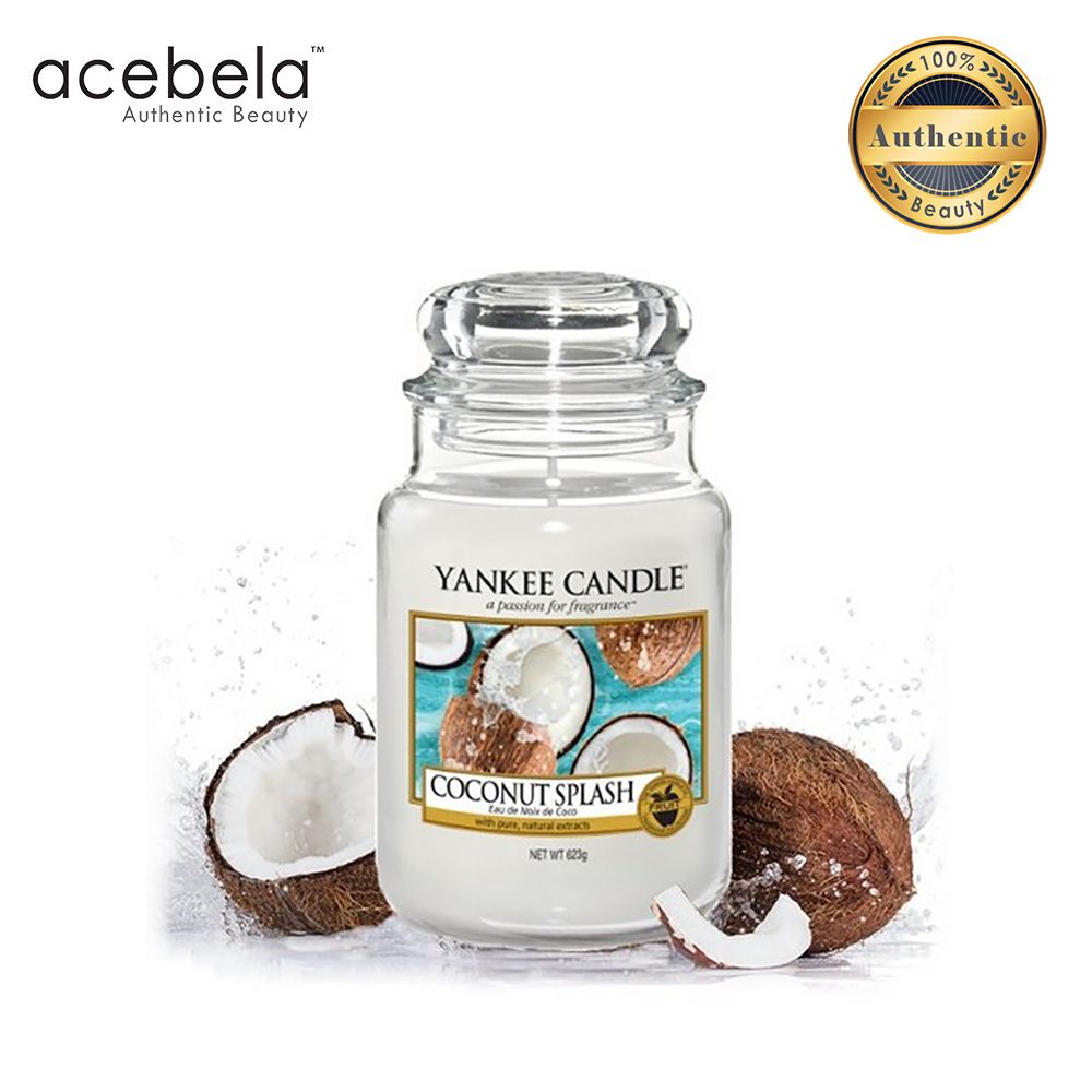 Yankee Candle Coconut Splash Classic Large Jar 632g (100% Authentic from Acebela) | Shopee Singapore