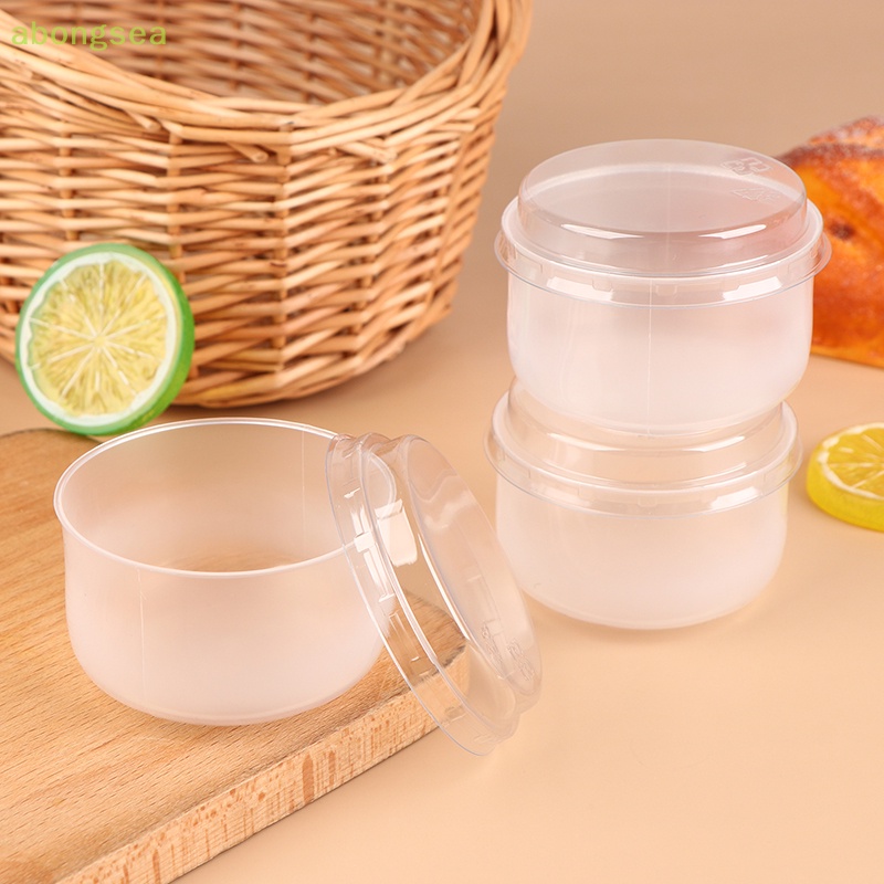 abongsea 10Sets Transparent Baking Pudding Cup Japanese Caramel Pudding ...