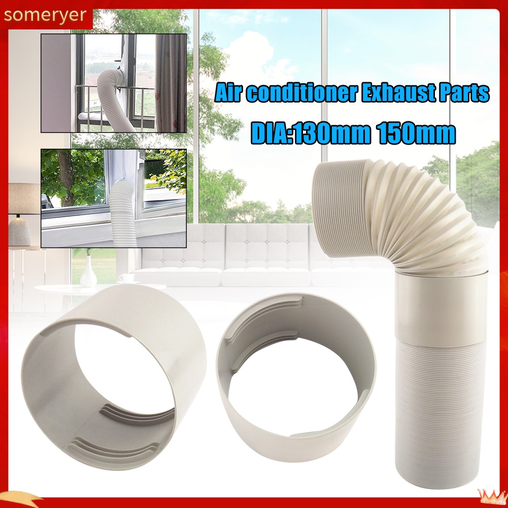 [someryer] Threaded A/C Exhaust Hose Adapter Pipe Connector for Air ...