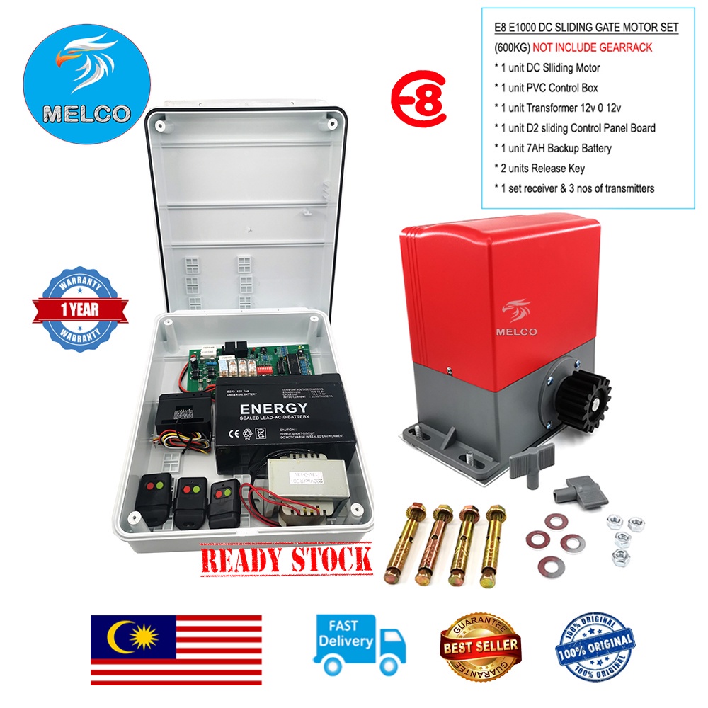 Gpro DC Sliding Motor Autogate system Full Set (Exclude Gear Rack ...