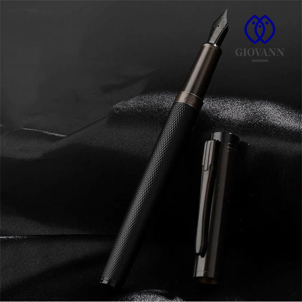GIOVANNI Fountain Pen Ef/F Nib Metal Office Black Forest Stainless ...