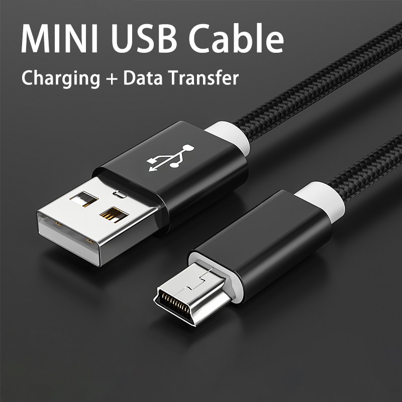Mini USB Cable Mini USB To USB Fast Data Transfers Charger Cable for ...