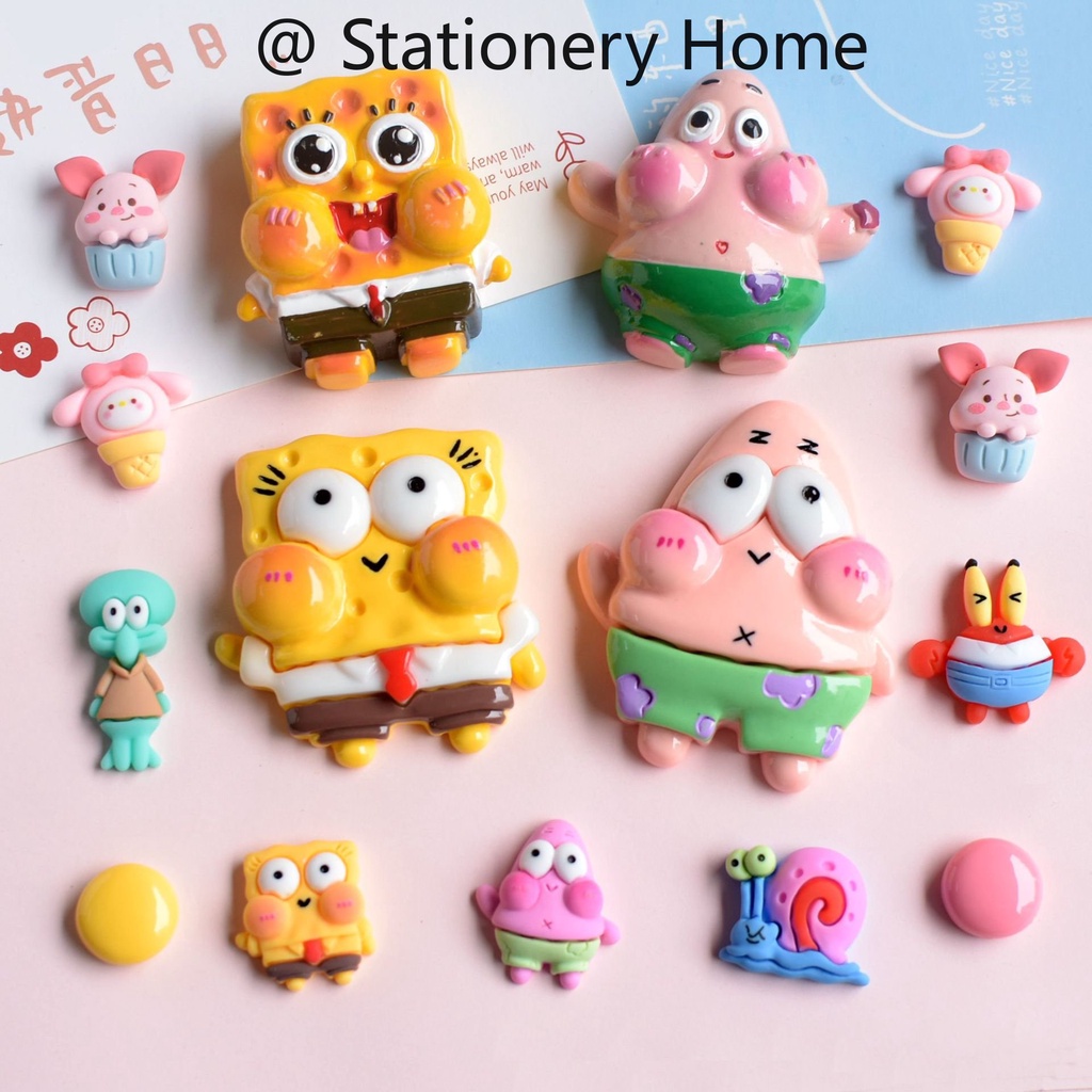 Cute SpongeBob SquarePants Fridge Magnets Holiday Gift Creative Fridge ...