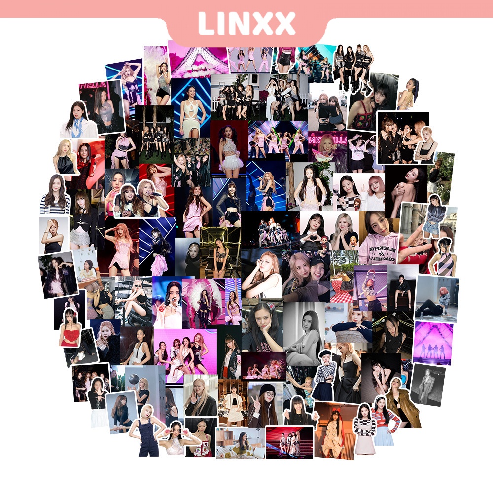 LINXX 100Pcs BlackPink Coachella Album Stickers idol Collection ...