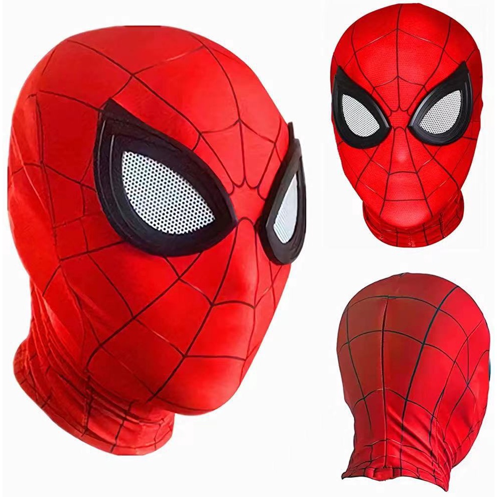 Children's Spiderman Mask Peter Parker Headgear Boy Girl Marvel Mask ...