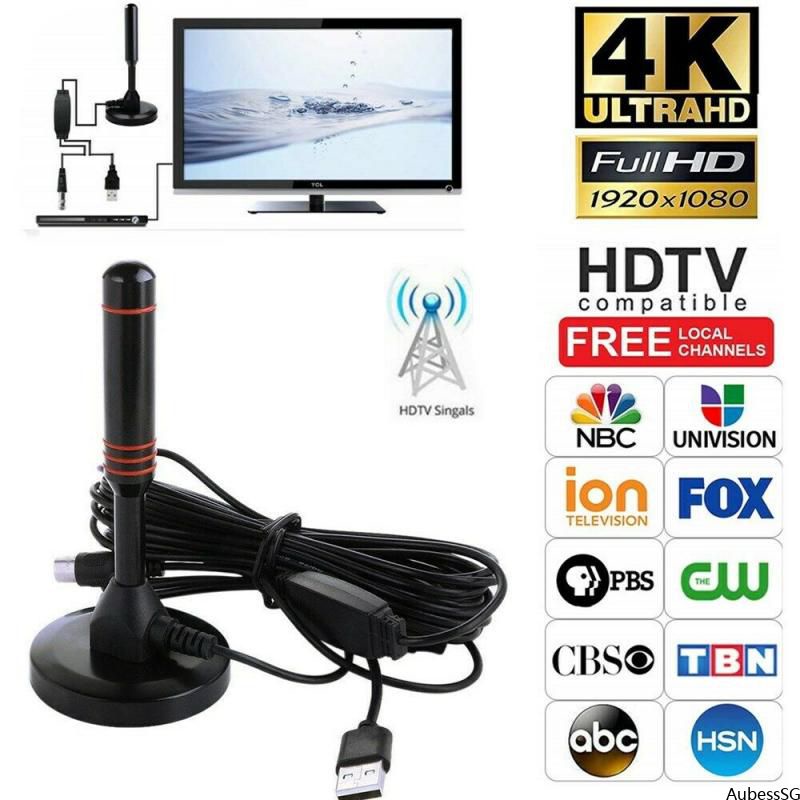 Hd Digital Indoor Amplified Tv Antenna 200 Miles Ultra Hdtv With ...