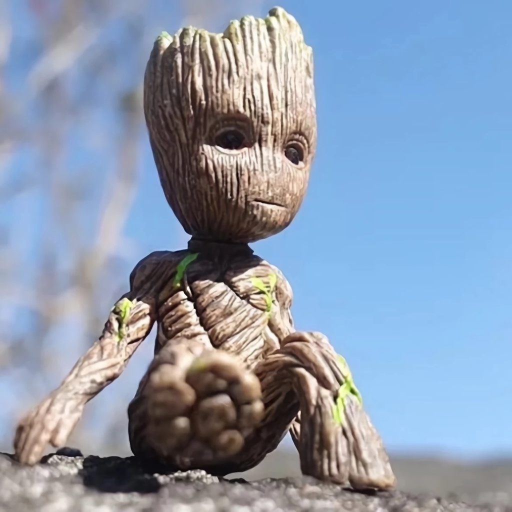 6Cm Tree Man Groot Guardians of The Galaxy Marvel Avengers Anime Mini ...