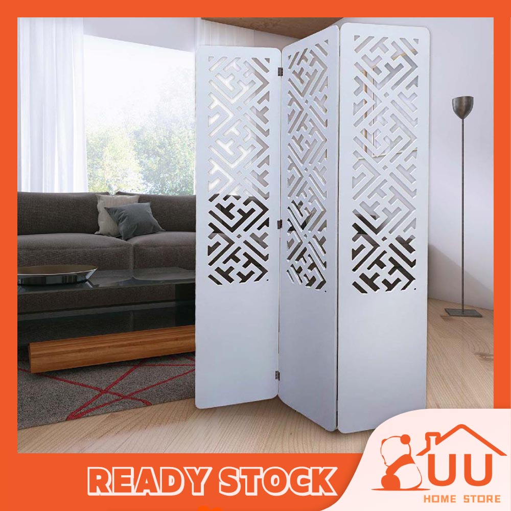 NEW DESIGN 3 Panel Partition / Screen / Room Divider / Folding Screen ...