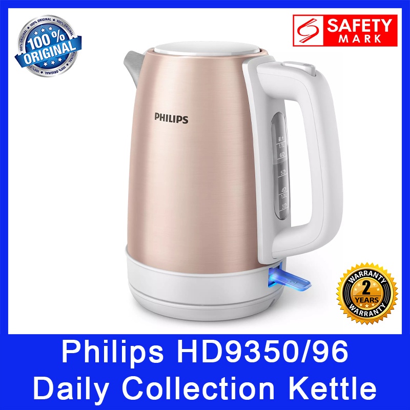 Philips HD9350/96 Kettle. Daily Collection. 1.7L Capacity. Spring Lid ...