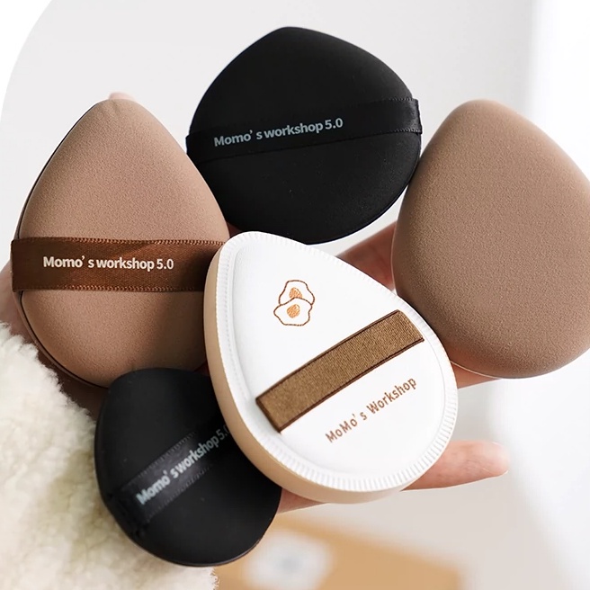 Momo's Workshop Air Cushion Powder Puff Does Not Eat Powder Dry and Wet ...