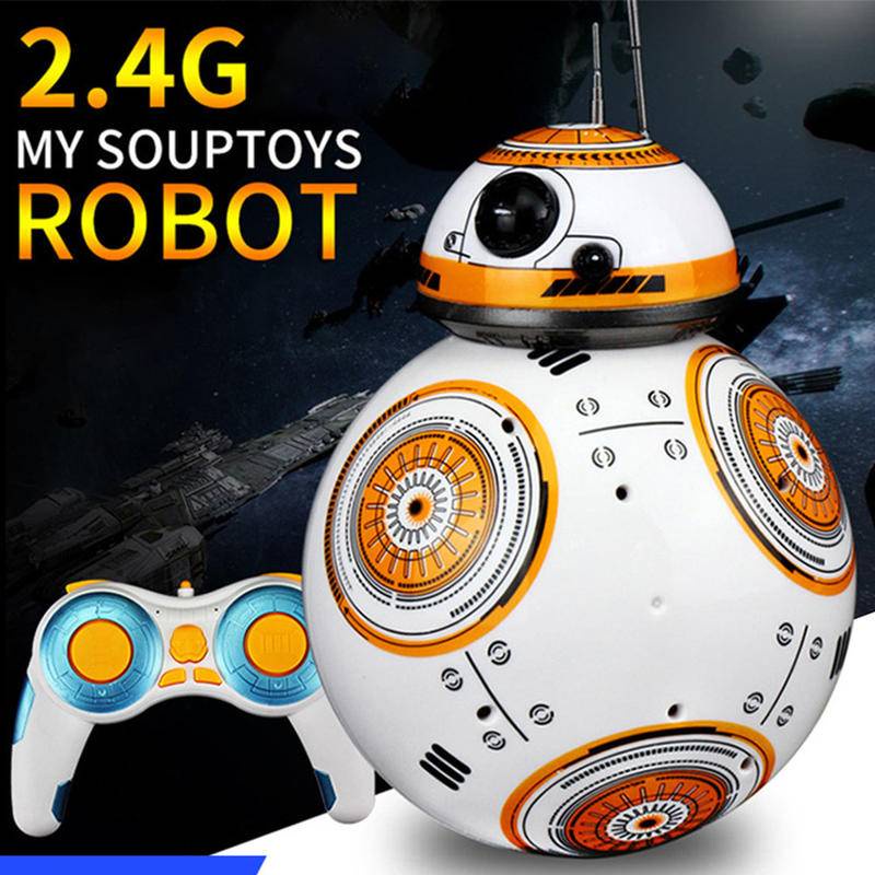 Remote Control Intelligent Robot BB8 Ball Star War Upgrade RC Robot BB ...