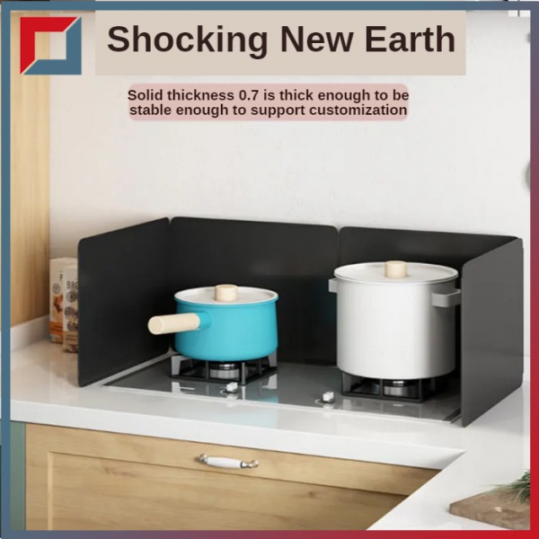 Kitchen Oil Baffle Plate Gas Cooker Black Paint High Temperature ...