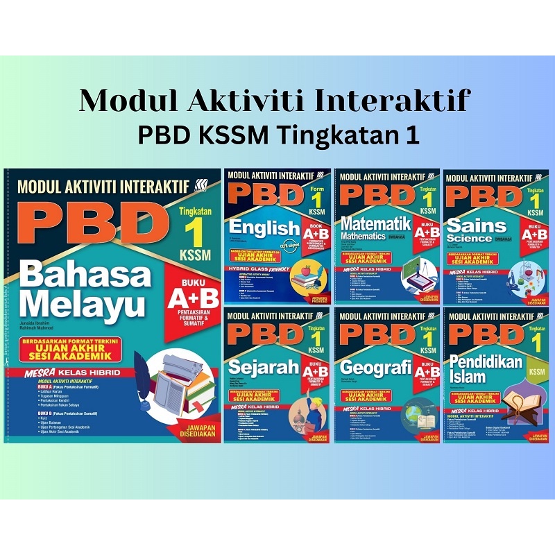 SASBADI - PBD KSSM Form 1 Interactive Activity Module (2023) | Shopee Singapore
