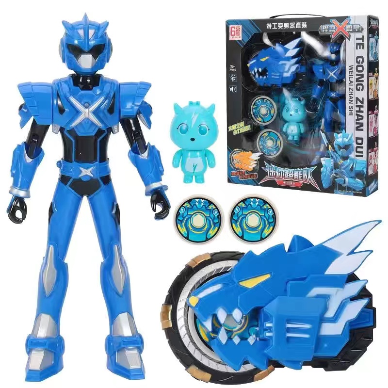 Mini Force Action Figures MiniForce X Deformation Weapon Gun Toy Kids ...