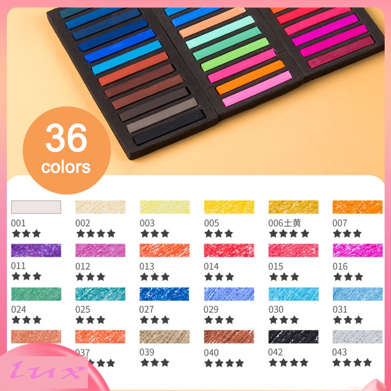 Soft Pastel Set Square Pastels Chalks Square Artist Pastel Set Box of ...