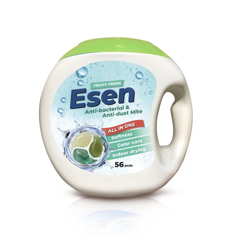 Esen Laundry Capsules All-in-1 Anti Baterial & Anti-Dust Mite - Fruity ...