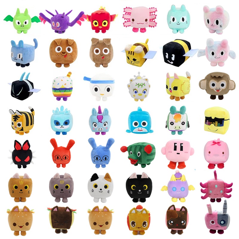 Cartoon Pet Simulator X Cat Unicorn Bee Stuff Plushie Toys, Roblox Cat ...