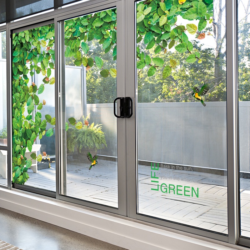 Living Room Background Wall Small Fresh Wall Stickers Kitchen Window ...