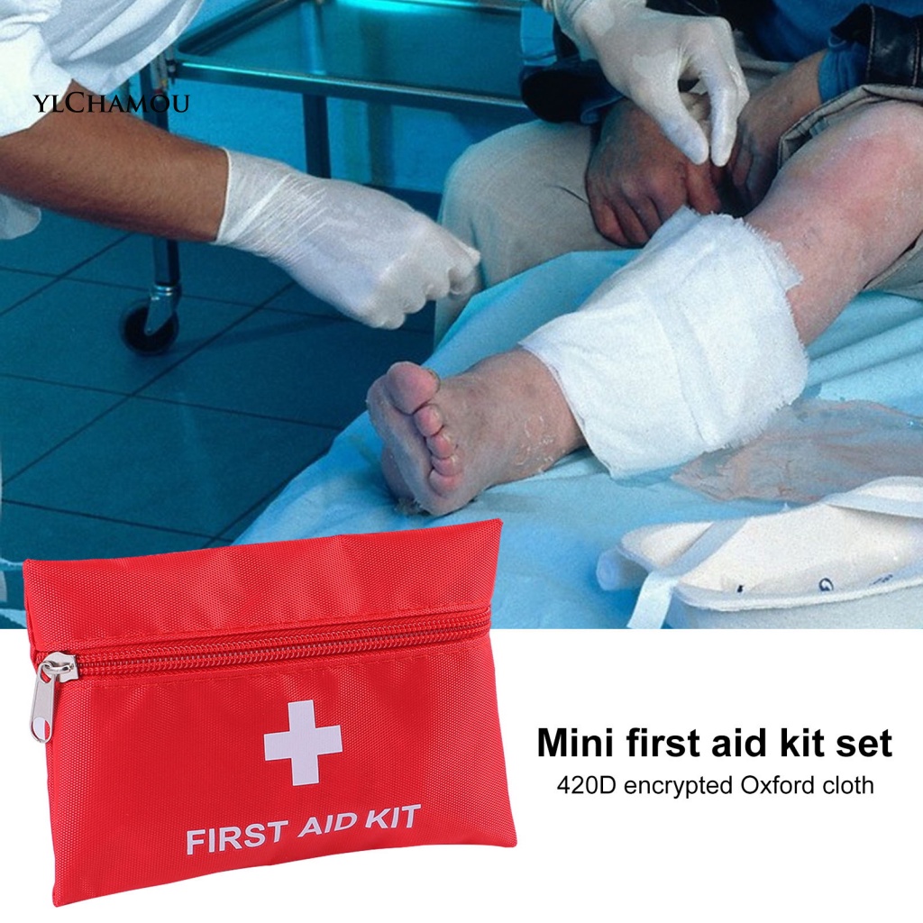 ylChamou Life First Aid Kit Mini First Aid Kit Portable Water-resistant ...