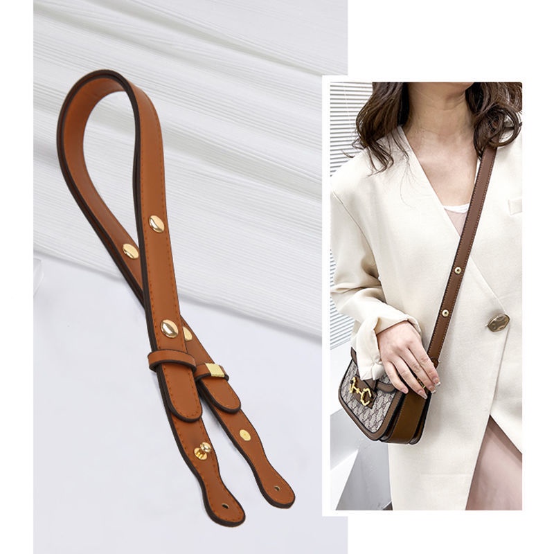 Gucci adjustable leather shoulder strap suitable for GG 1955 saddle bag ...