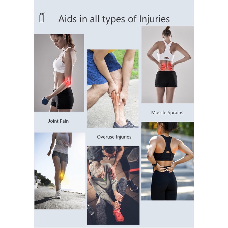 500ml Sports Cold Spray Sprain Bruise Sprained Ankle Muscle Injury ...