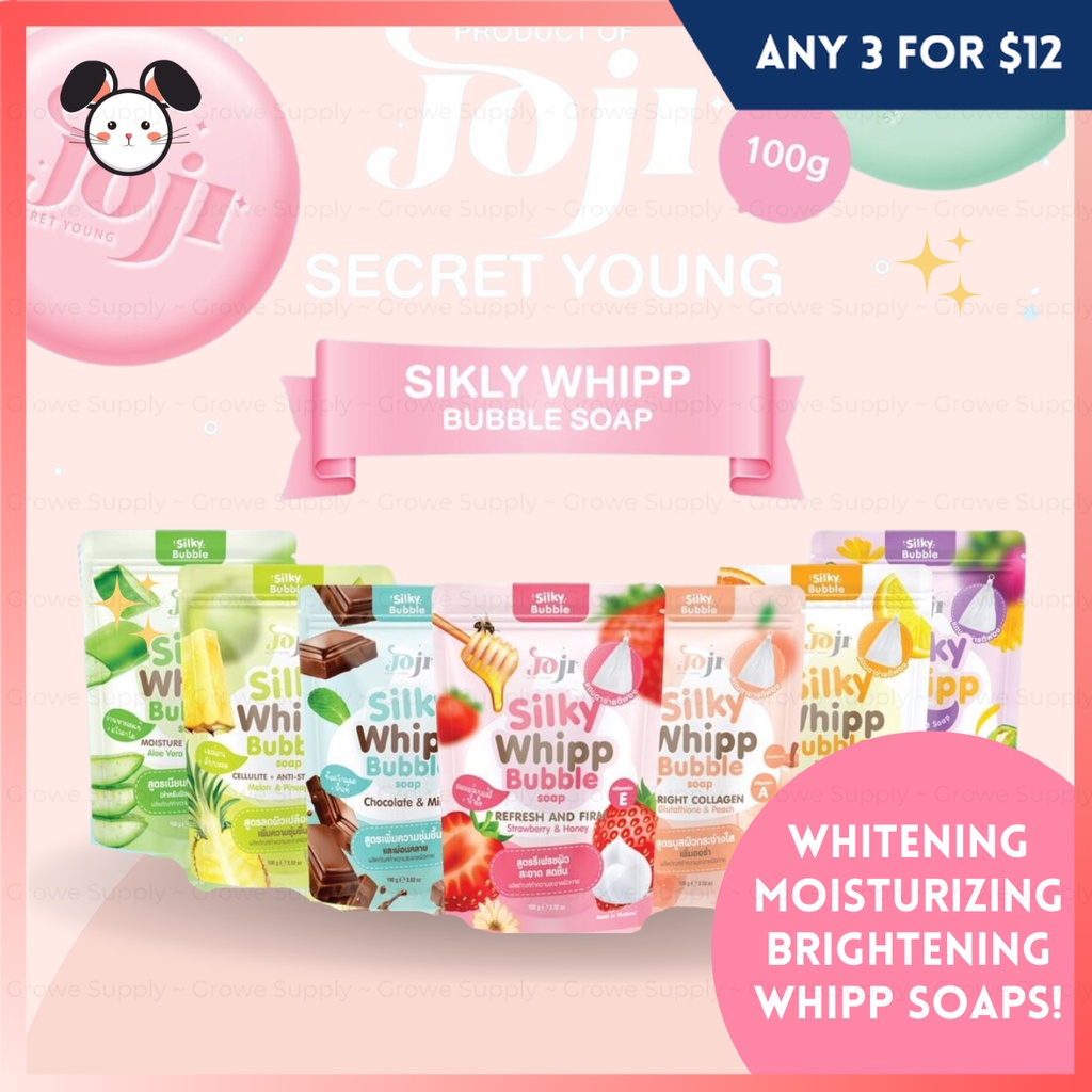 [SG INSTOCK] Joji Secret Young Silky Whipp Bubble Soap 100g (Whitening ...