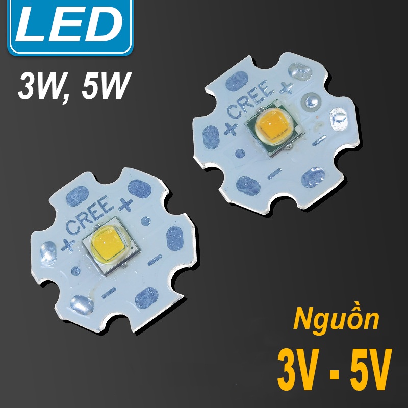 Super bright Cree LED bulb CRI>80, Capacity 1W/ 3W/ 5W (Voltage 3V - 5V ...