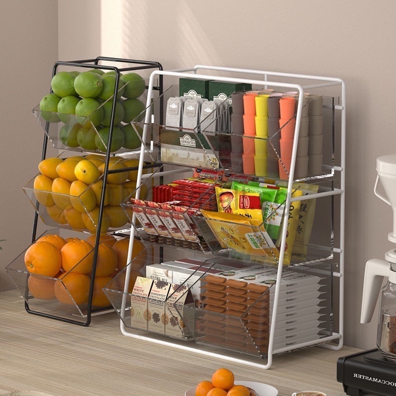 Multi-layer Tea Bag Storage Box Coffee Capsule Office Water Room Table ...