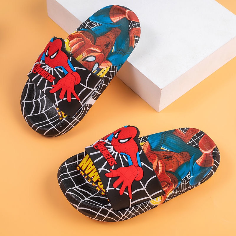 Kids Flip Flops Marvel Spider Man Printed Cartoon Charater Slip on ...