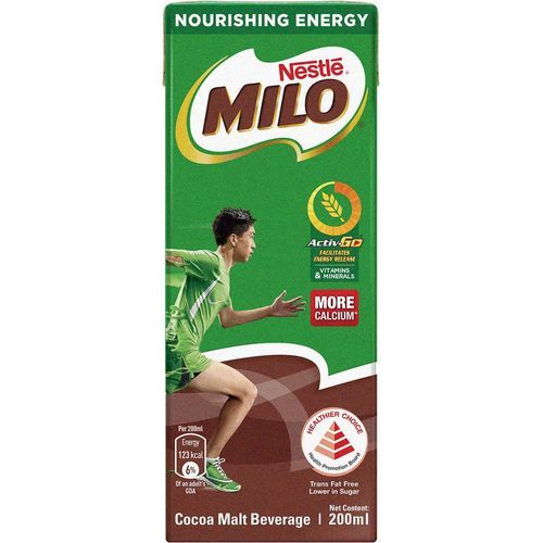 Milo Chocolate Malt Uht Packet Drink 6 x 200ml | Shopee Singapore