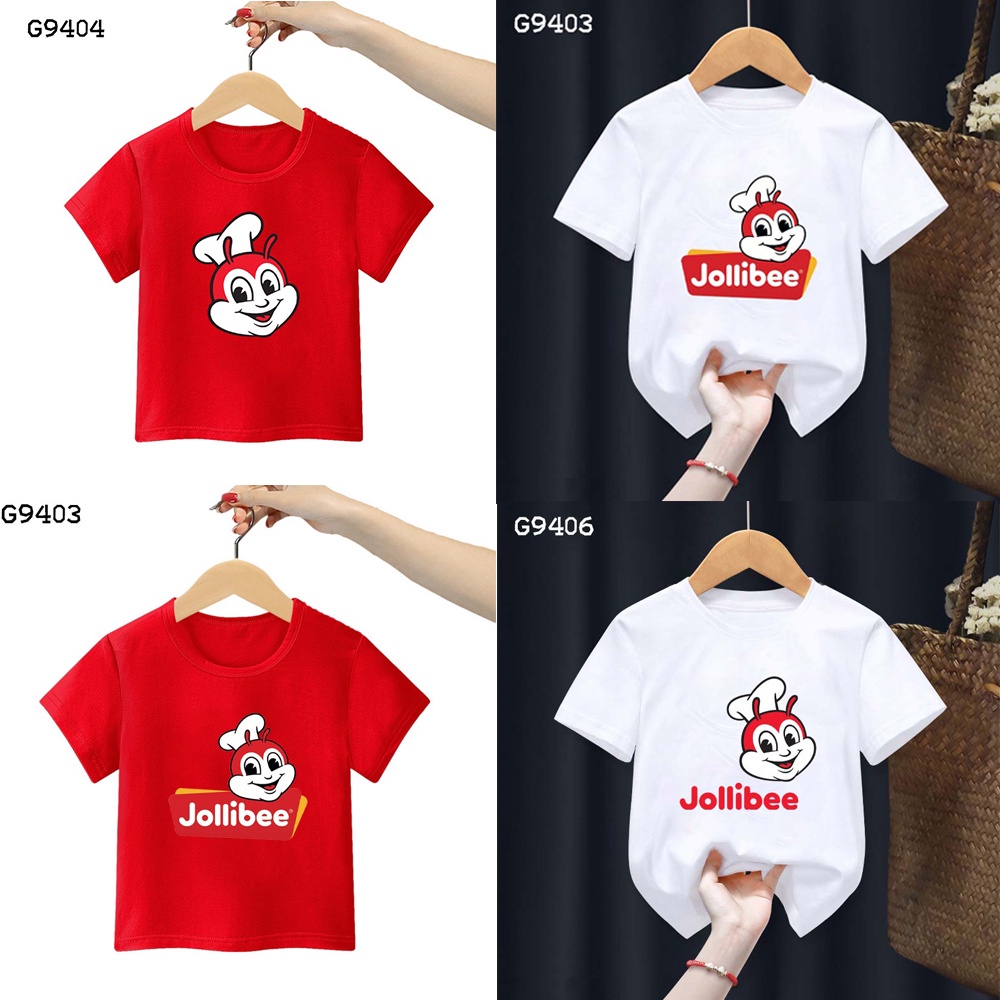 Fashion Jollibee Print Children's T-Shirt Boys Girls Jollibee T-shirt ...