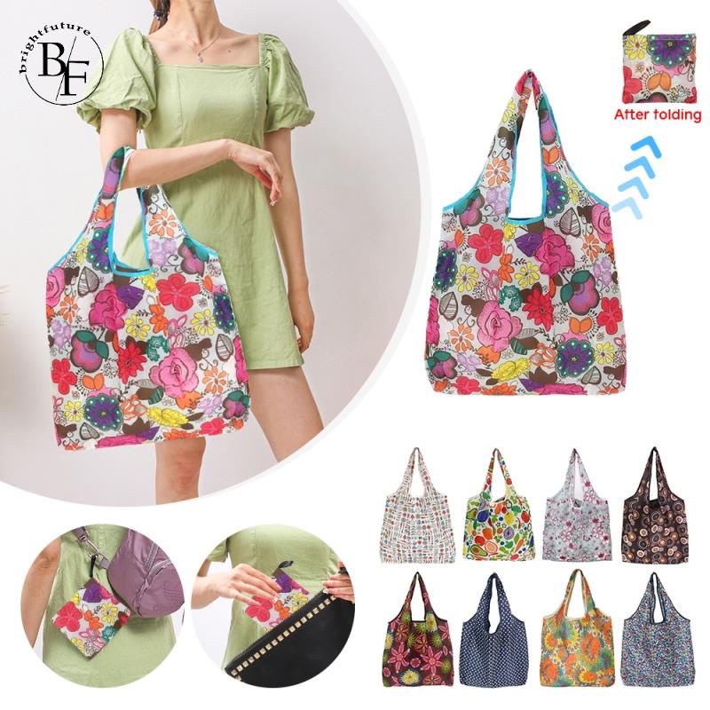 Foldable Shopping Bag Handy Reusable Shopping Bags Tote Pouch Recycle ...