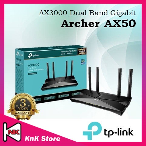 TP-Link Archer AX50 / Archer AX55 AX3000 Dual Band Gigabit WiFi 6 ...