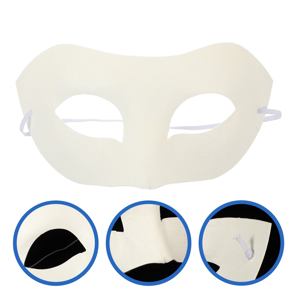 10pcs Paper Art Masks Blank DIY Masks DIY Blank Masks for Masquerade ...