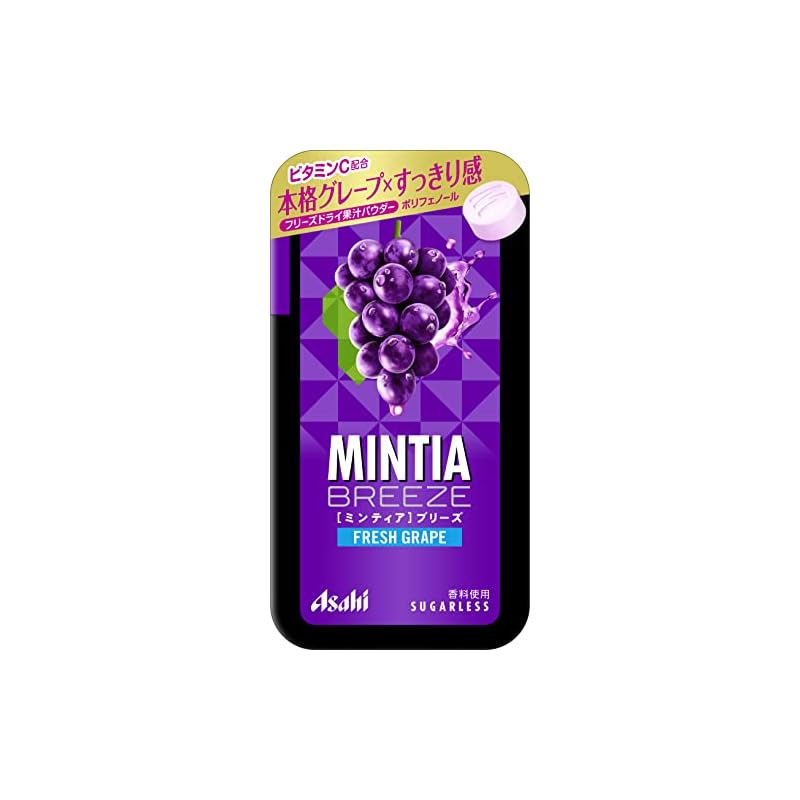 Asahi Group Foods Mintia Breeze Fresh Grape 30 grapes x 8 pcs. | Shopee Singapore