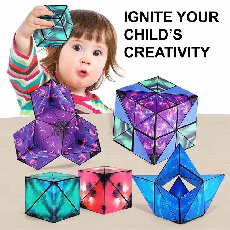 Magic Cube Fidget Toy Magnetic Cube Sensory Toys for Stress Relief ...