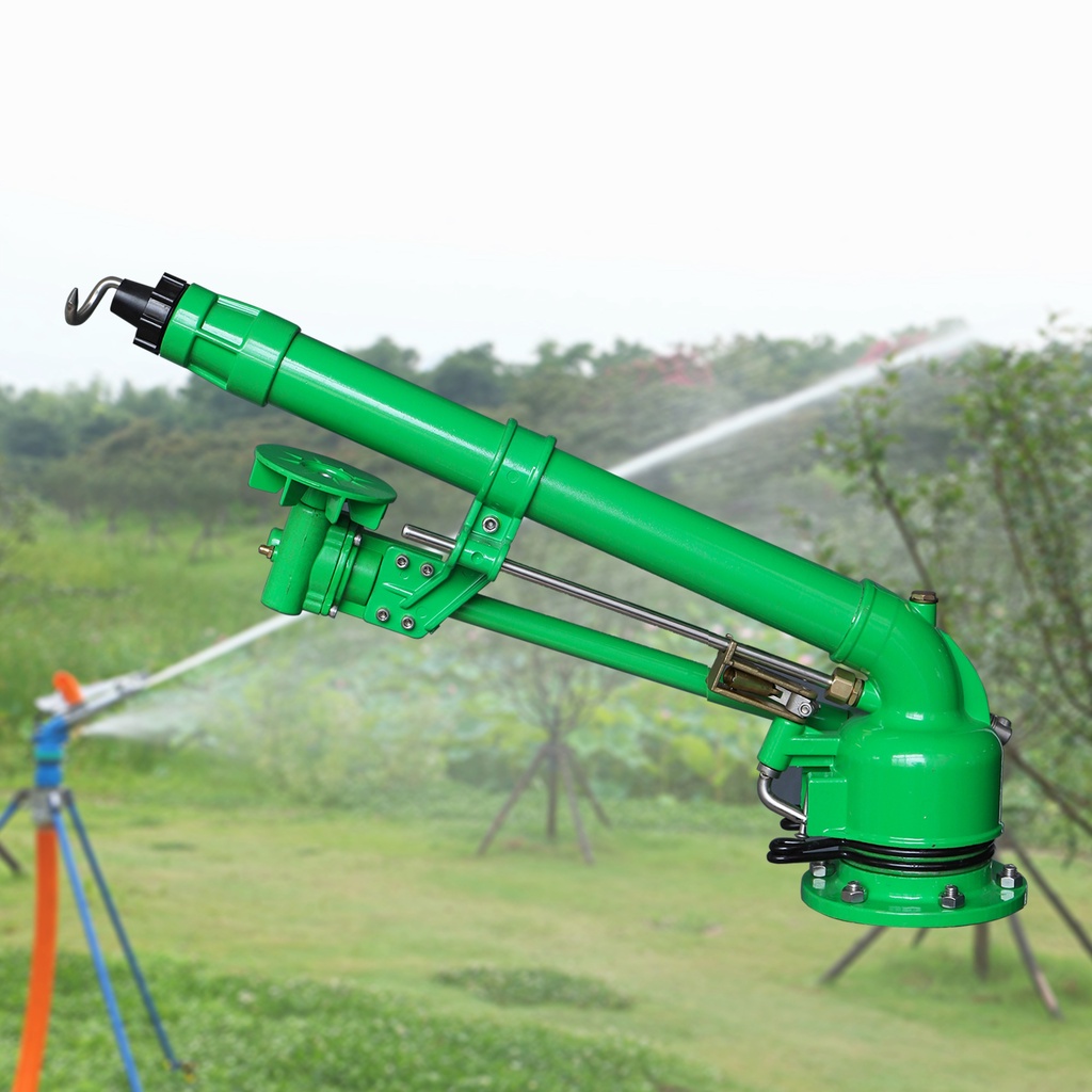 2 Inch Internal Thread Metal Sprinkler Automatic Rotating Long Distance ...