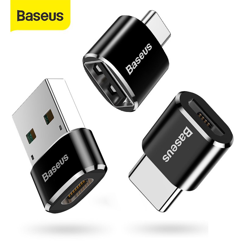 Baseus Micro USB Type C Adapter Type-c to Micro USB Charger Plug ...
