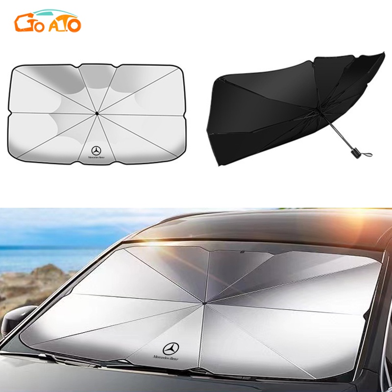 GTIOATO Car Shade Umbrella Foldable Car Sunshade Umbrella Auto Parasol ...