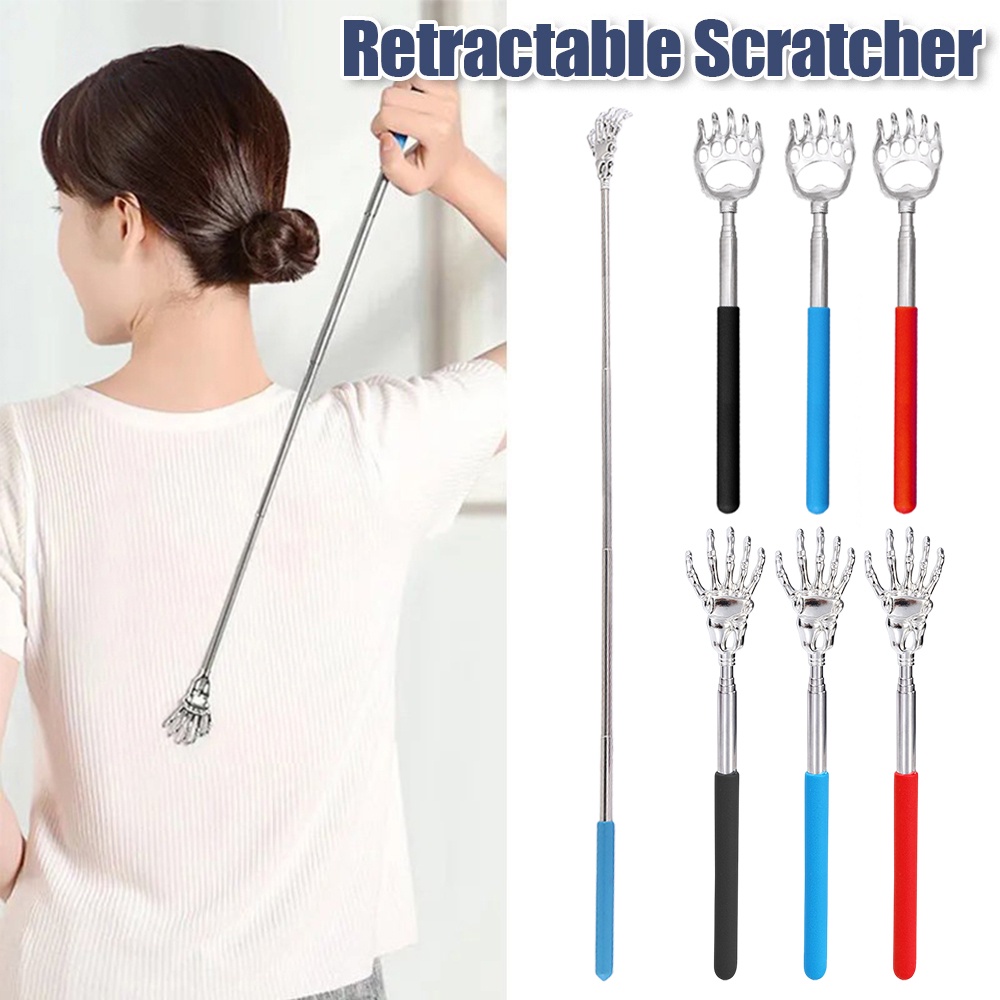 Extendable Bear Claw Back Scratcher Stainless Steel Body Itch Massager ...