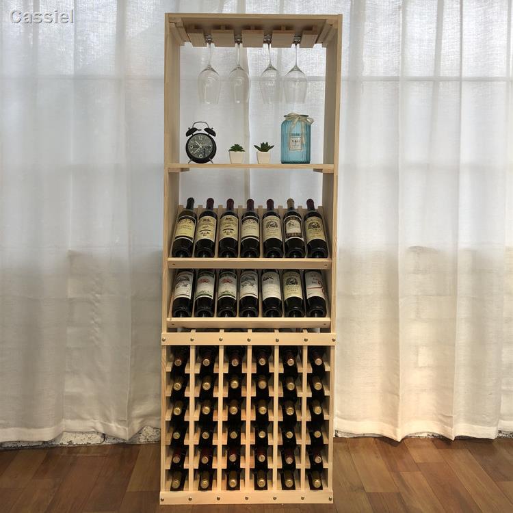 Solid wood Red wine rack wine cabinet wine display rack storage rack ...