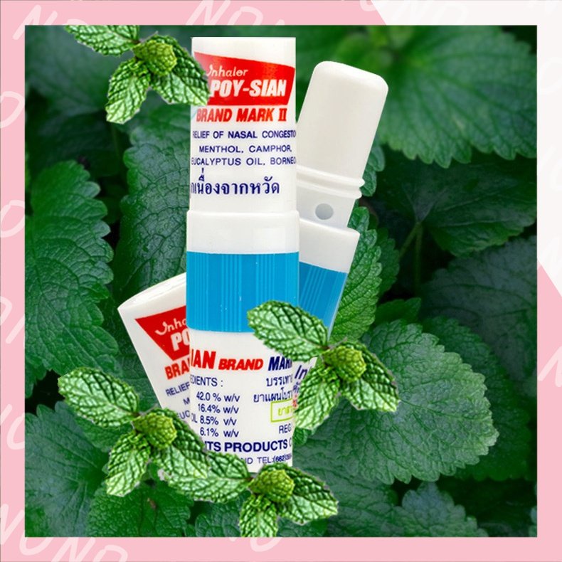 Ready Stock POY-SIAN POY-SIAN POY-SIAN Mint Fragrance Tube Nasal Stick ...