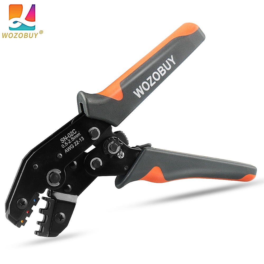 SN-02C Hand Crimping Tool 0.25-2.5mm² Adjustable Ratchat Crimper Plier ...